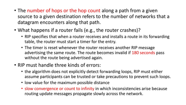 NP - Unit 4 - Routing - RIP, OSPF and Internet Multicasting | PPTX | Computer Networking | Computing