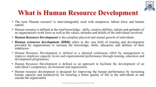 Human Resource Development in Rural Sector | PDF