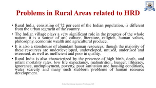 Human Resource Development in Rural Sector | PDF