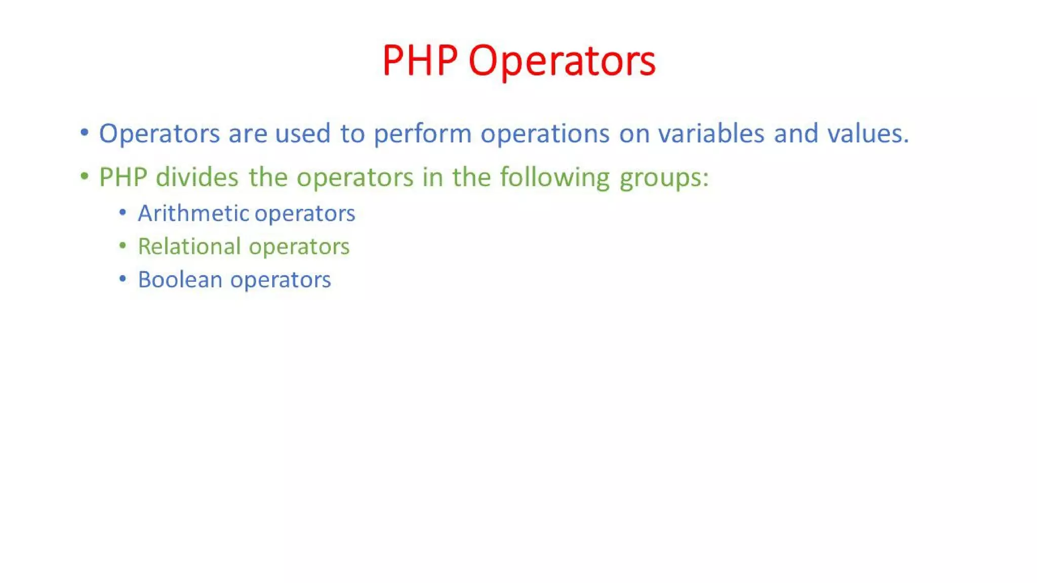 WD - Unit - 4 - PHP Basics | PDF