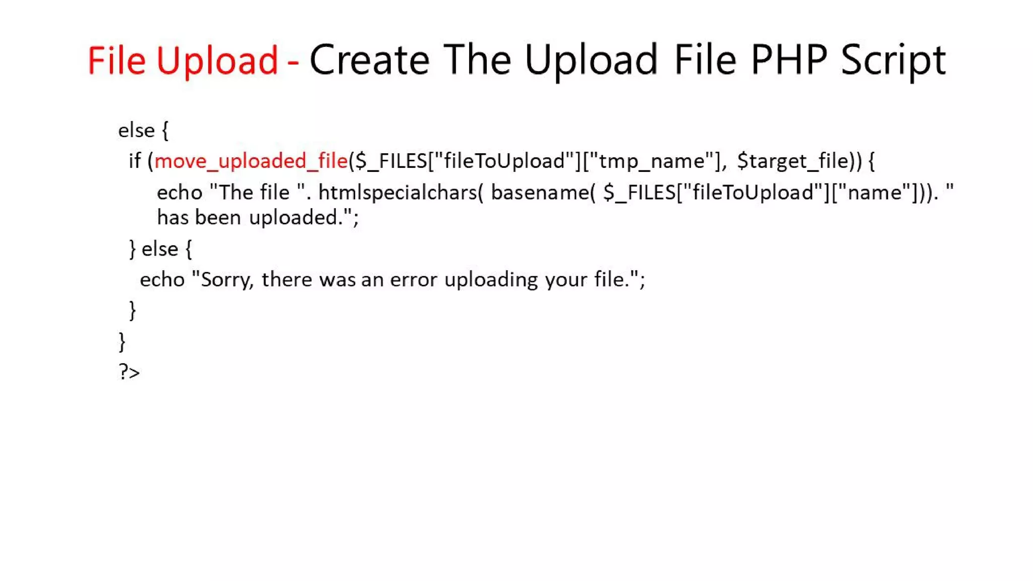 WD - Unit - 4 - PHP Basics | PPT