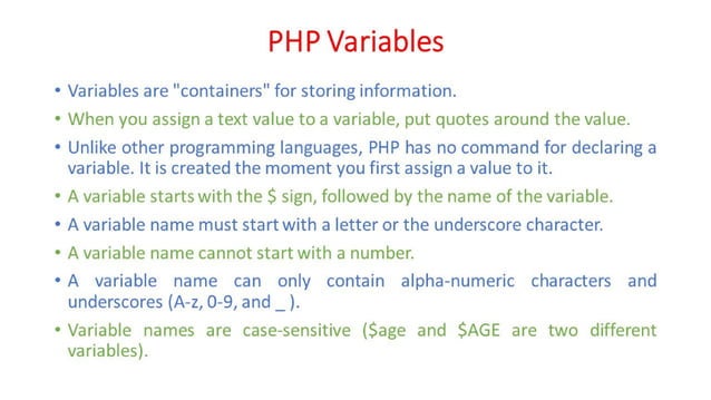 WD - Unit - 4 - PHP Basics | PDF