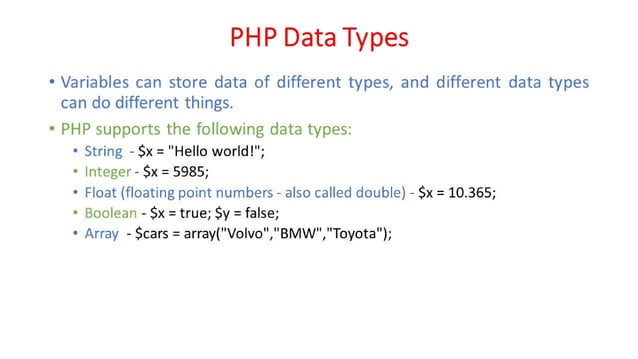 WD - Unit - 4 - PHP Basics | PDF