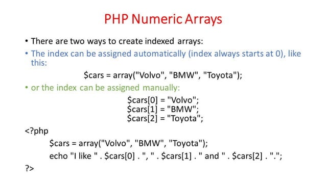 WD - Unit - 4 - PHP Basics | PDF