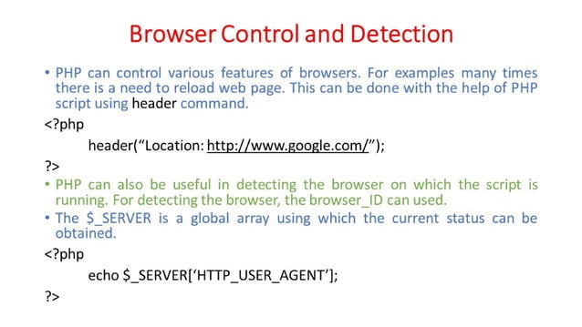 WD - Unit - 4 - PHP Basics | PDF
