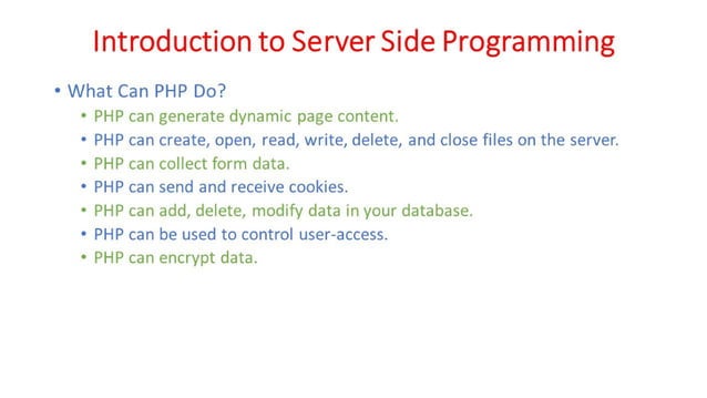 WD - Unit - 4 - PHP Basics | PDF
