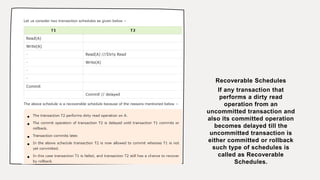 TRANSACTION MANAGEMENT AND TIME STAMP PROTOCOLS AND BACKUP RECOVERY | PPTX