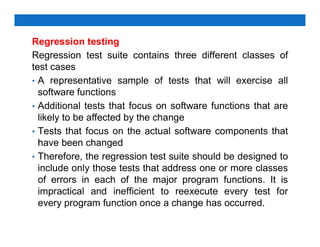 Software Engineering TESTING AND MAINTENANCE | PDF