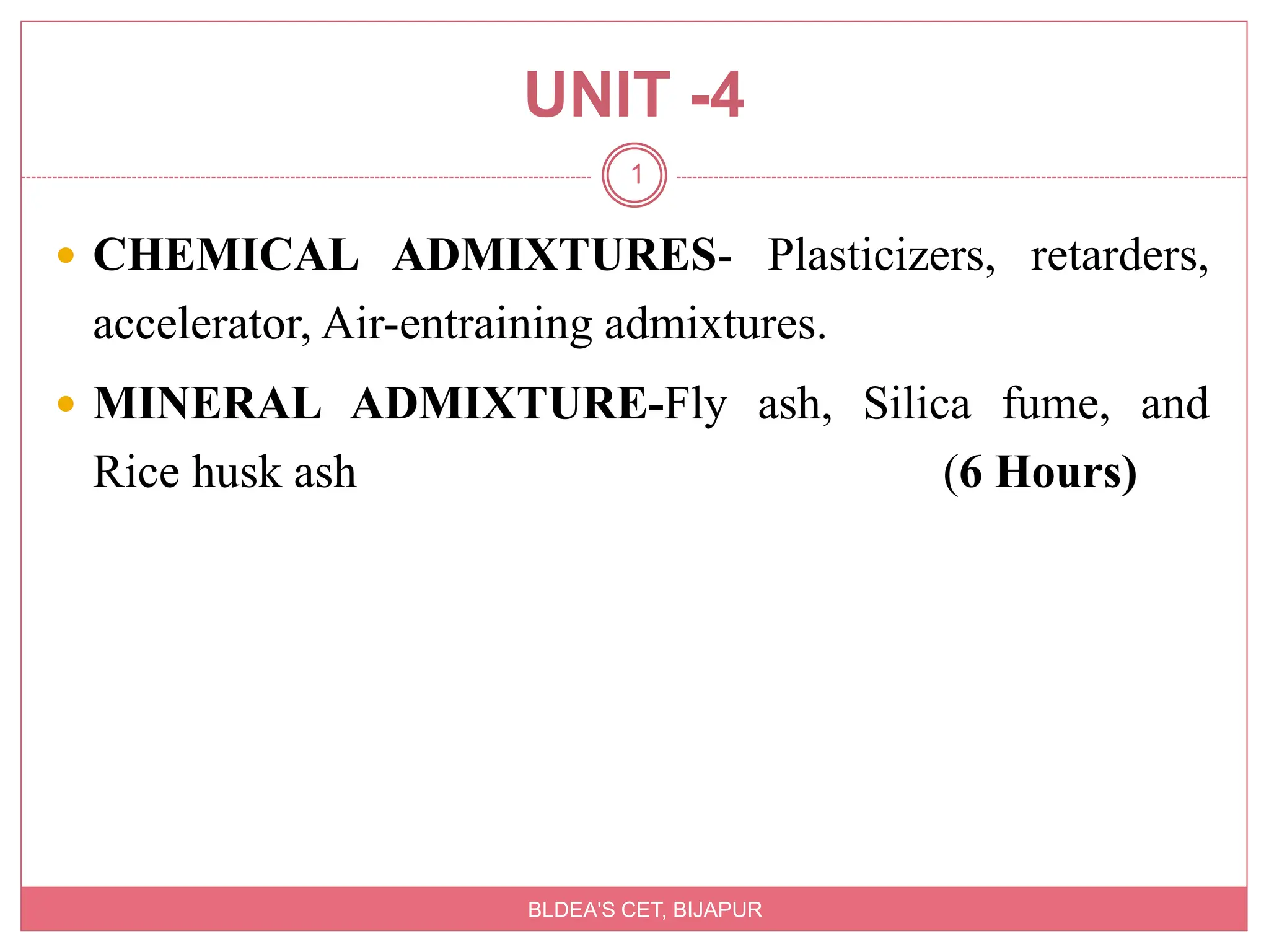 Cheemical Admixture and mineral Admixture | PDF