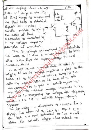 Pulse and Digital circuits meterial unit wise | PDF