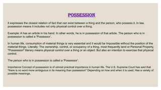 Rights and duties, personality and property | PPT