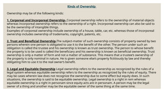 Rights and duties, personality and property | PPT