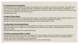 Rights and duties, personality and property | PPT