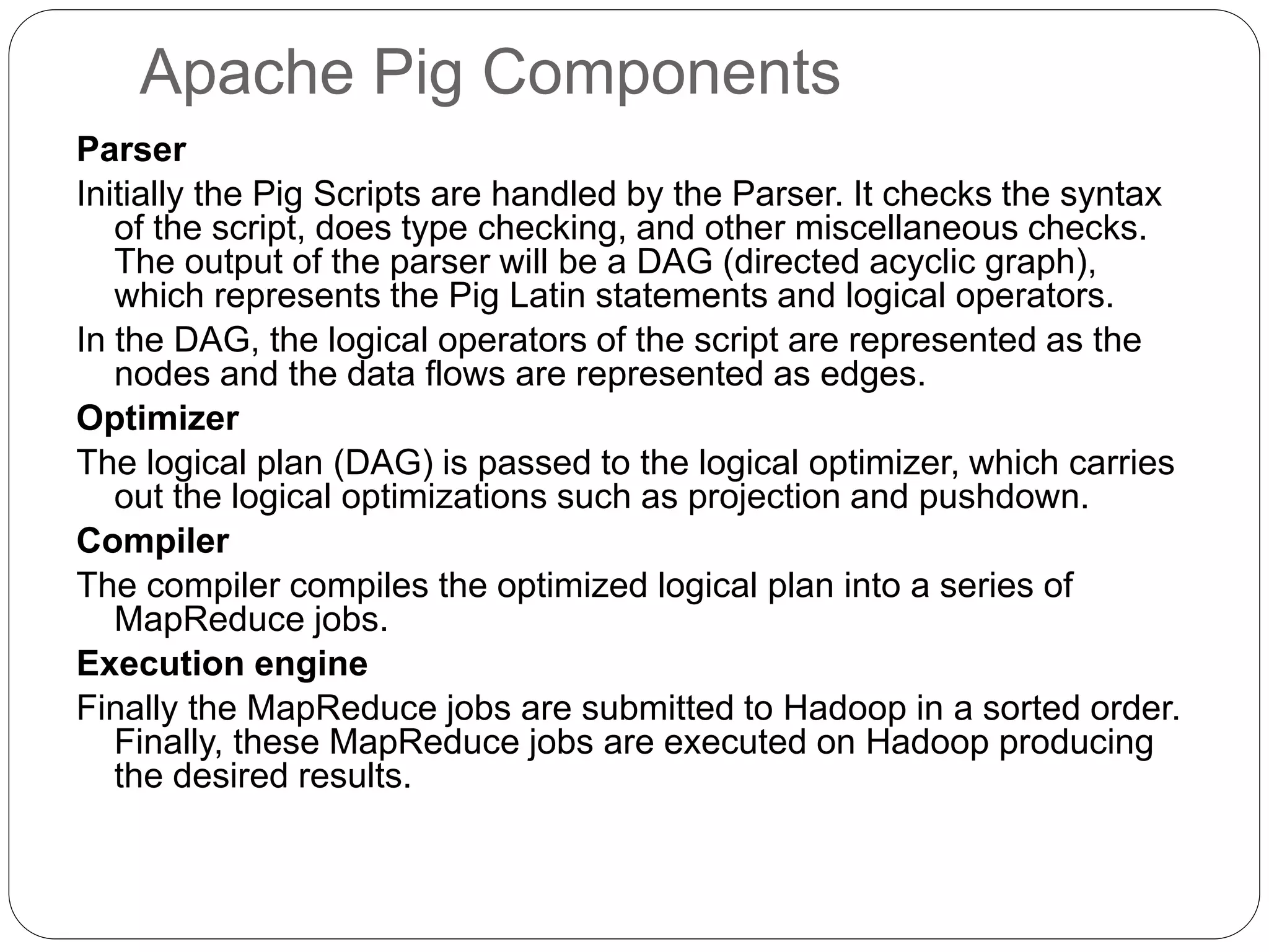 unit-4-apache pig-.pdf | Programming Languages | Computing