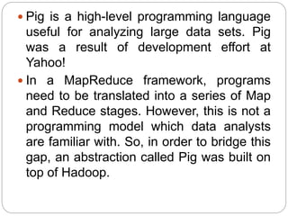 unit-4-apache pig-.pdf | Programming Languages | Computing