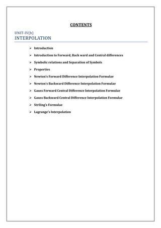 interpolation | PDF