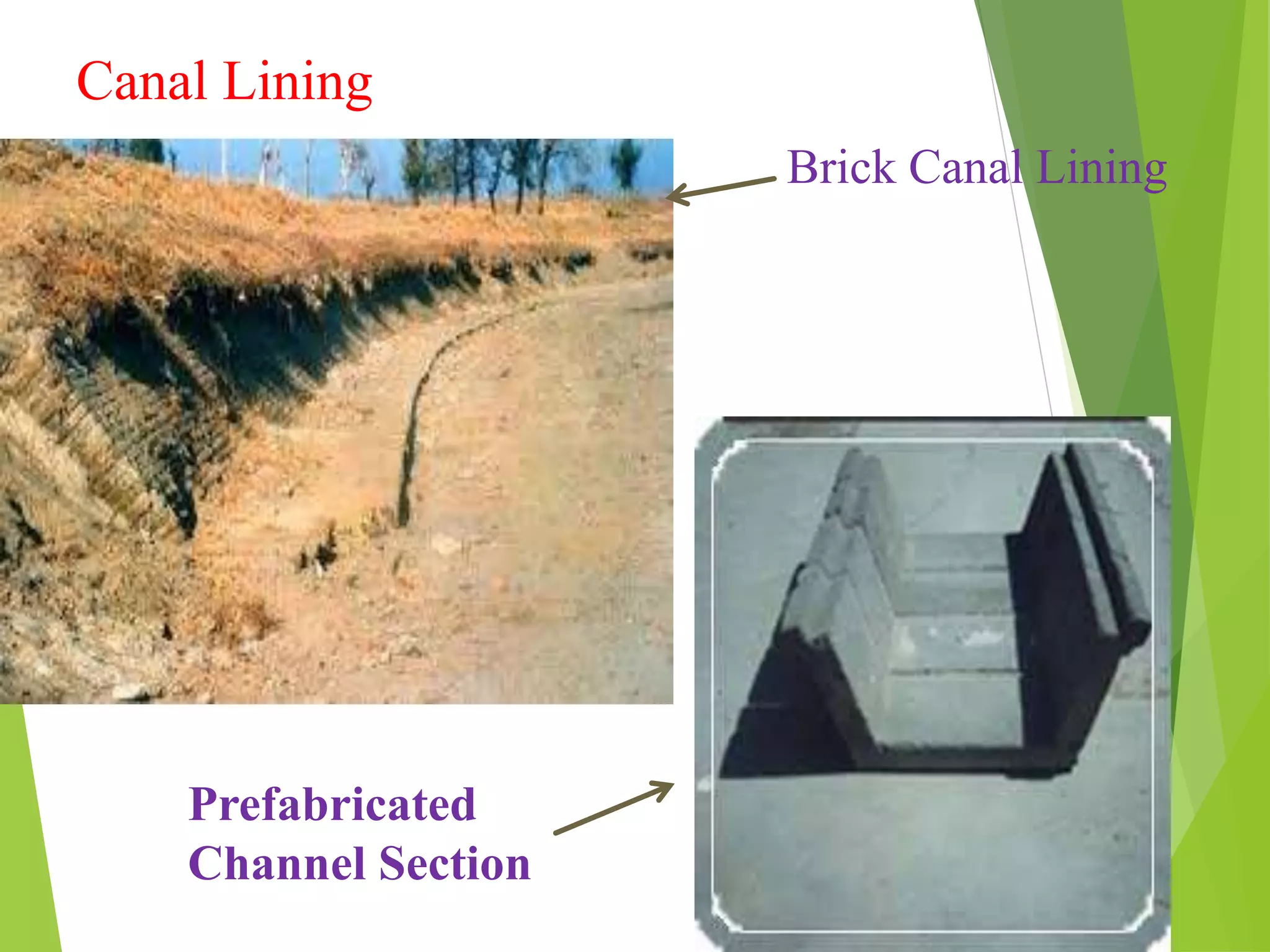 Unit 4-canal lining | PPTX