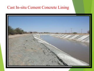 Unit 4-canal lining | PPT