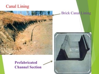 Unit 4-canal lining | PPT