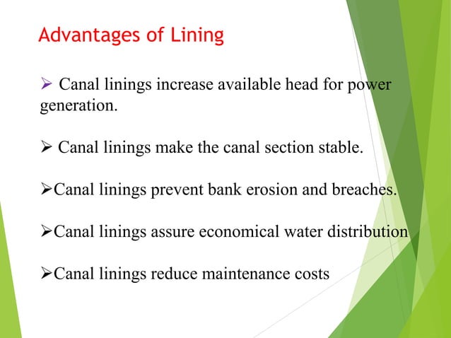 Unit 4-canal lining | PPT