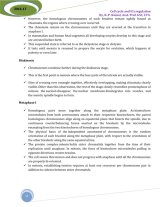 Unit 4-cell cycle and cell division | PDF