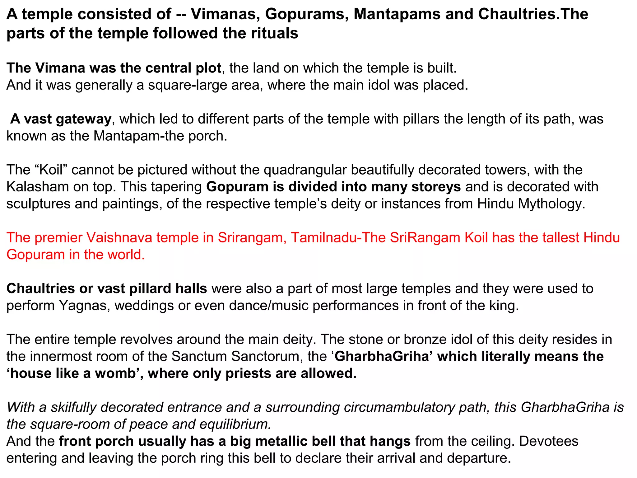 Dravidian Architecture | PPT