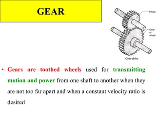 UNIT-4 - GEARS AND GEAR TRAINS.pptx