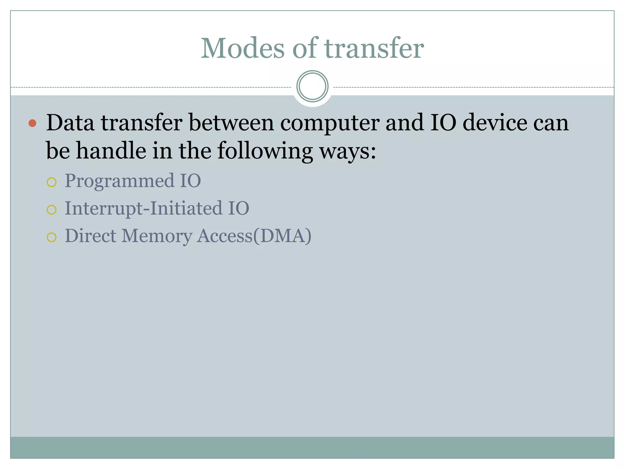Unit 4-input-output organization | PDF