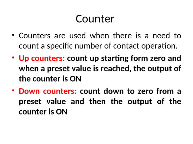 Mechatronics-PLCs, PLC - programming.ppt