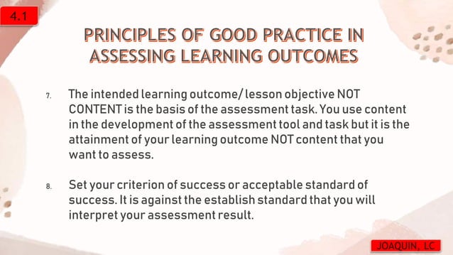 Unit-4-PRINCIPLES-OF-GOOD-PRACTICE-IN-ASSESSING-LEARNING-OUTCOMES.pptx