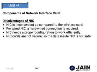 Unit-4 - Slides.pdf on the topic of network devices | PDF