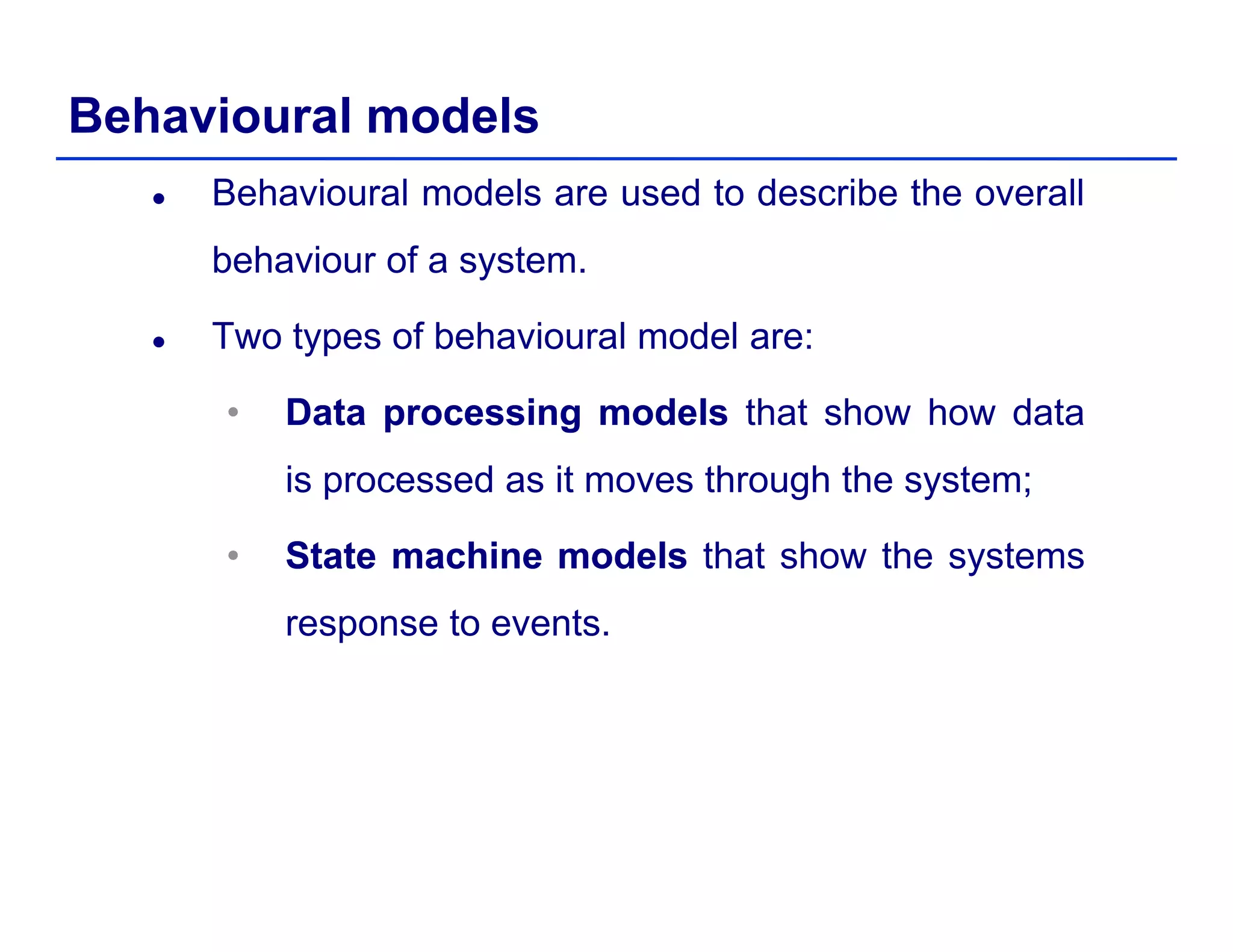 Unit 4 Software Engineering System Model Notes Pdf Databases Computer Software And