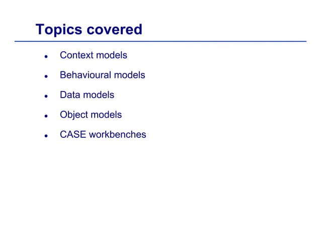 Unit 4- Software Engineering System Model Notes | PDF | Databases ...