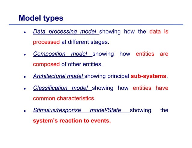 Unit 4- Software Engineering System Model Notes | PDF | Databases ...
