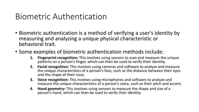 Unit-4-User-Authentication.pptx | Internet | Computing