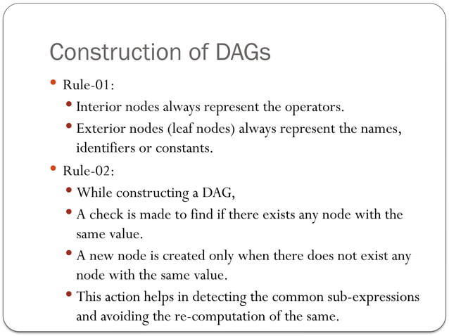 complier design unit 4 for helping students | PPT