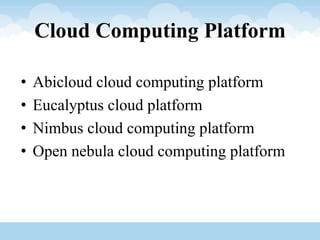 Unit 4 -Cloud Computing and security | PPT