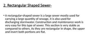 Types of Sewers according to material.... | PPT