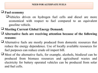 UNIT-4 Alternate fuels types and performance.pptx