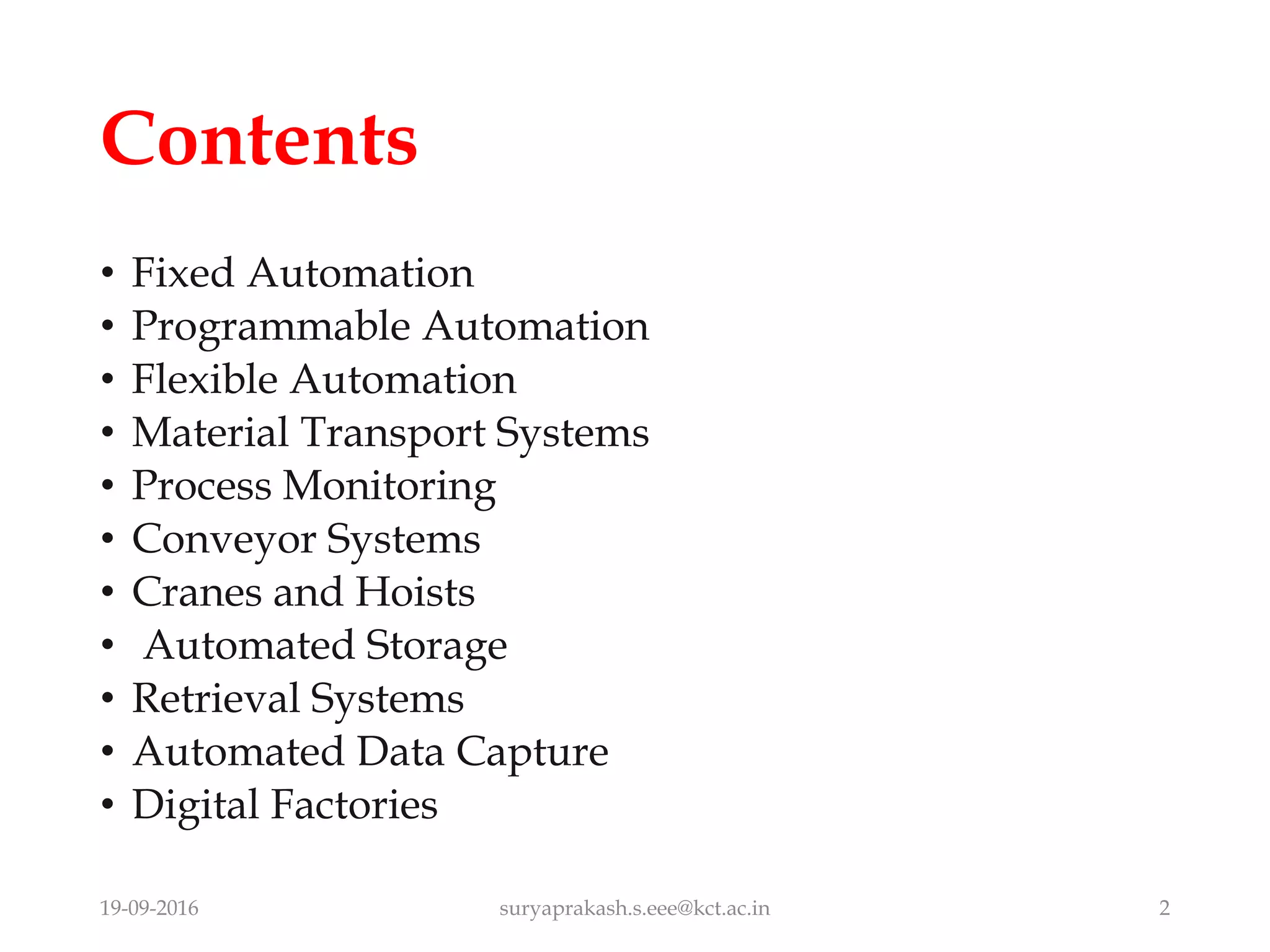 Unit 4 Automated system | PDF