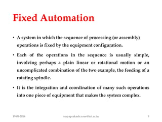 Unit 4 Automated system | PDF