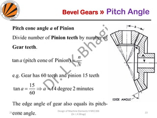 Unit 4 bevel gears | PDF