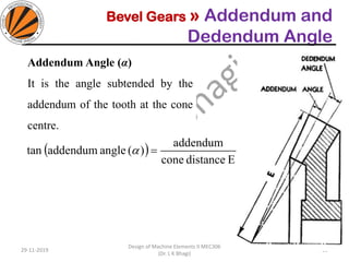 Unit 4 bevel gears | PPT