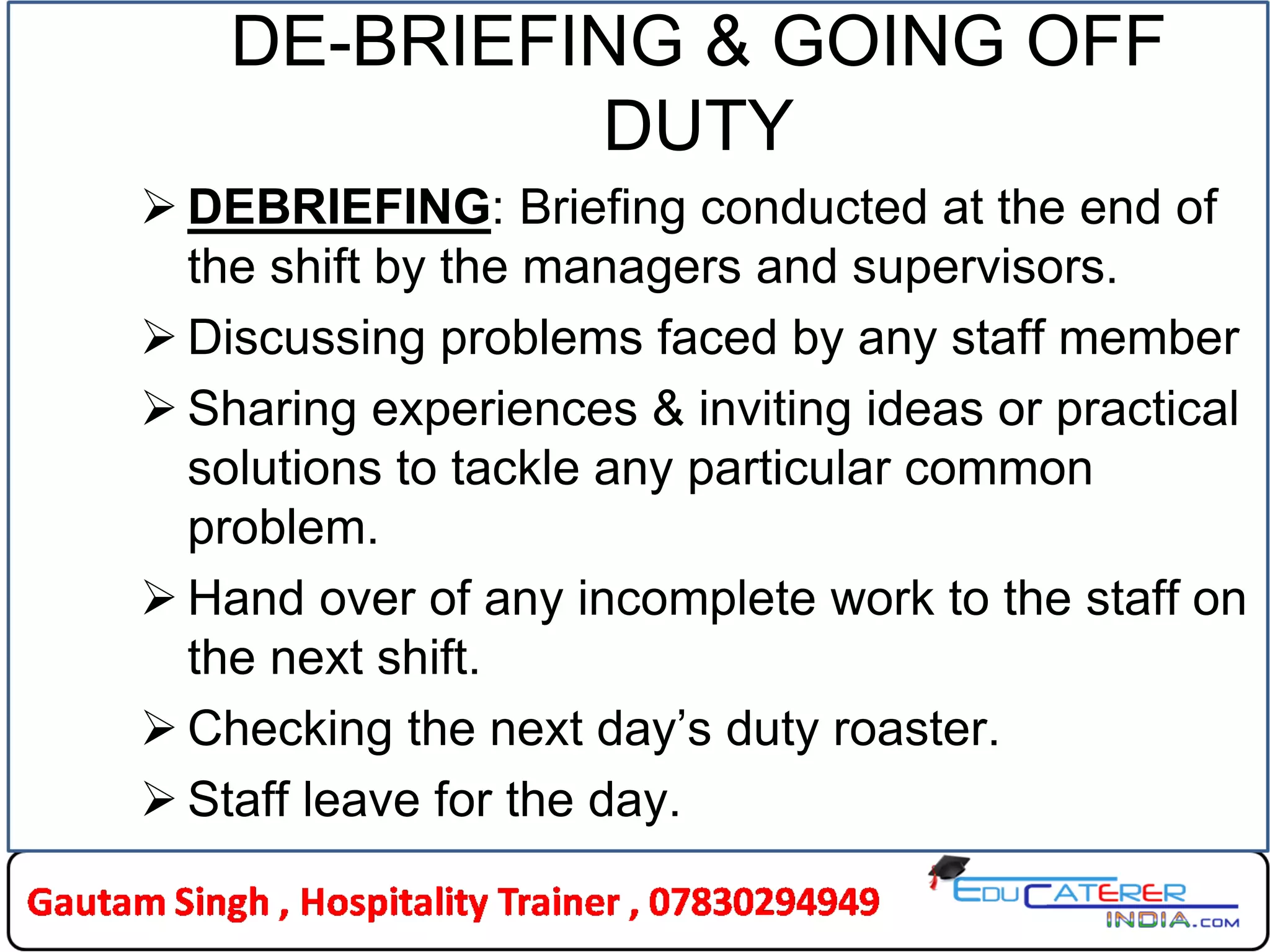 briefing-and-de-briefing | PDF