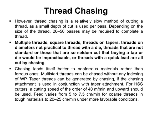 Unit 4B Thread Manufacturing | PPTX
