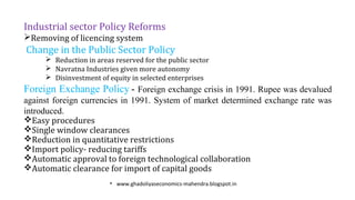 Unit 4 c) changes in policy perspectives role of institutional ...