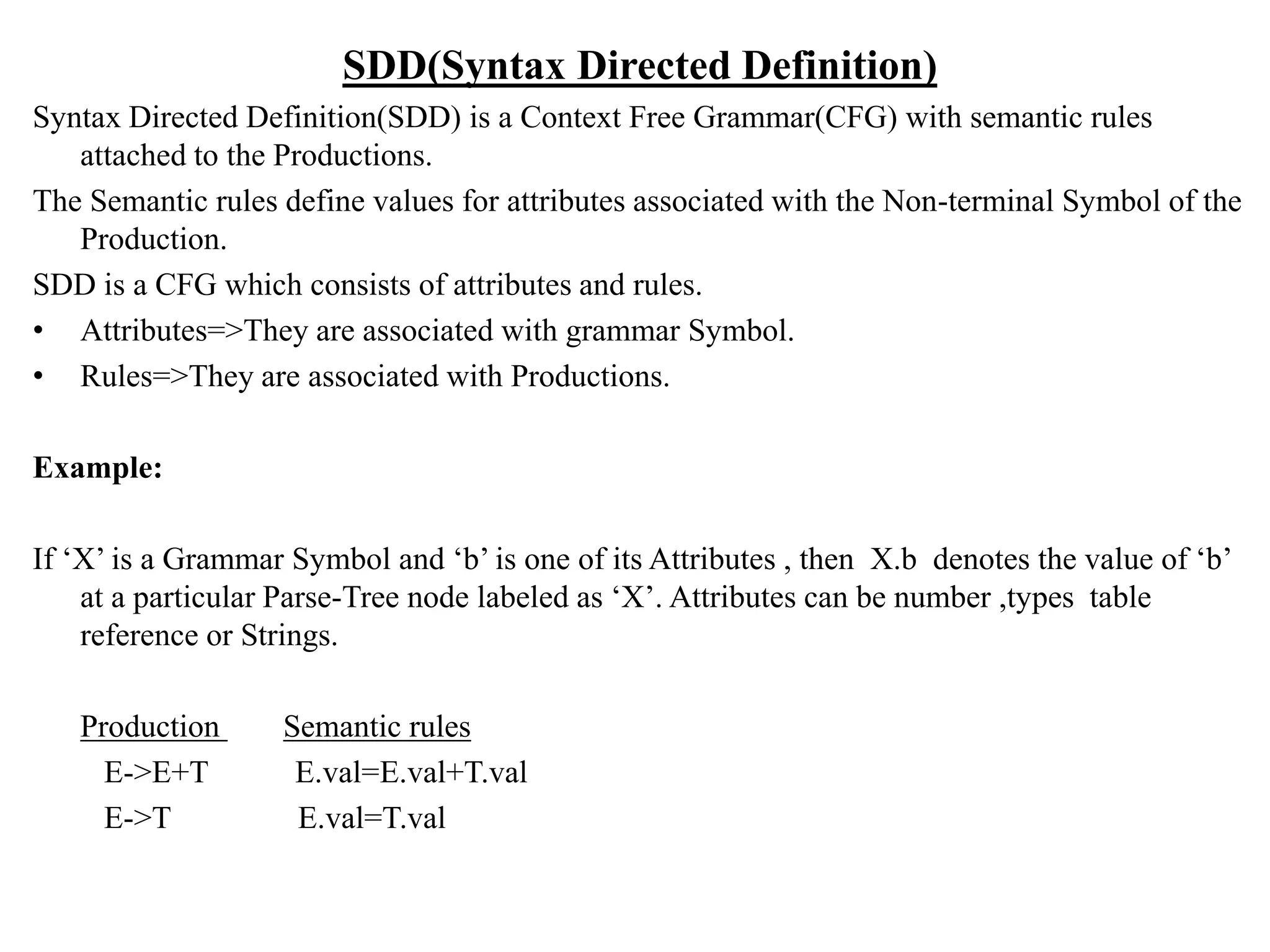 Compiler Design Selective Dissemination Of Information Syntax Direct
