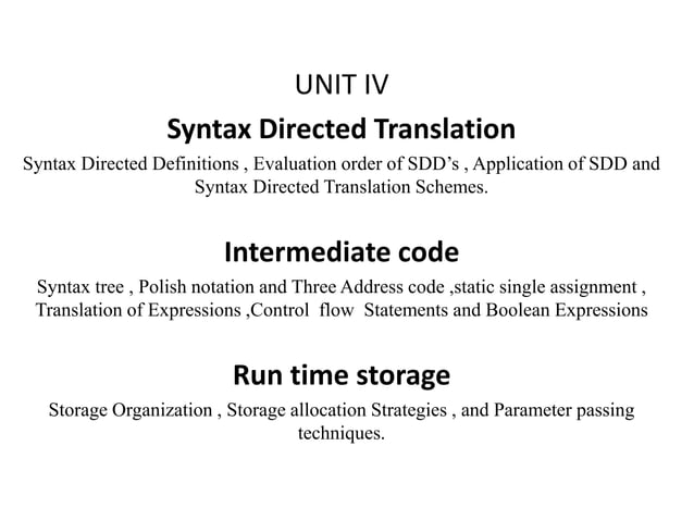 Compiler design selective dissemination of information syntax direct translation sdd.pptx