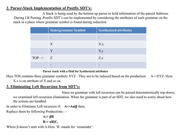 Compiler Design Selective Dissemination Of Information Syntax Direct