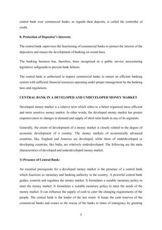 Moneyary Economics: Central Banking - RBIpdf | PDF